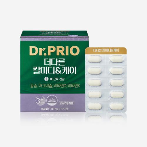 닥터프리오drprio 더다른 칼마디and케이 건기식 제품 모여사는 야기야기 제품 상세